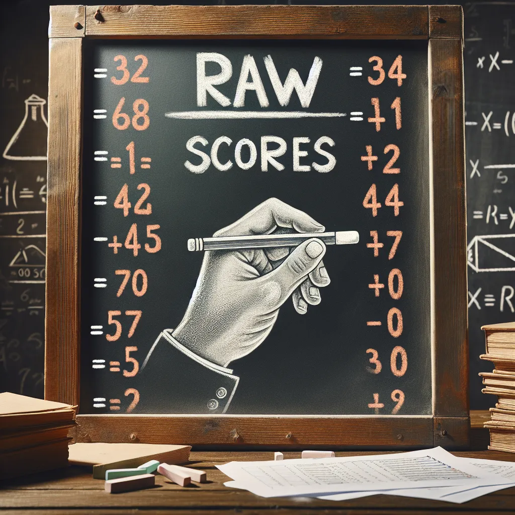 Raw scores - IQ Test